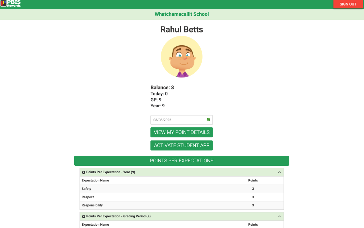 Joe Vessell PBIS Rewards Pattern Library Project